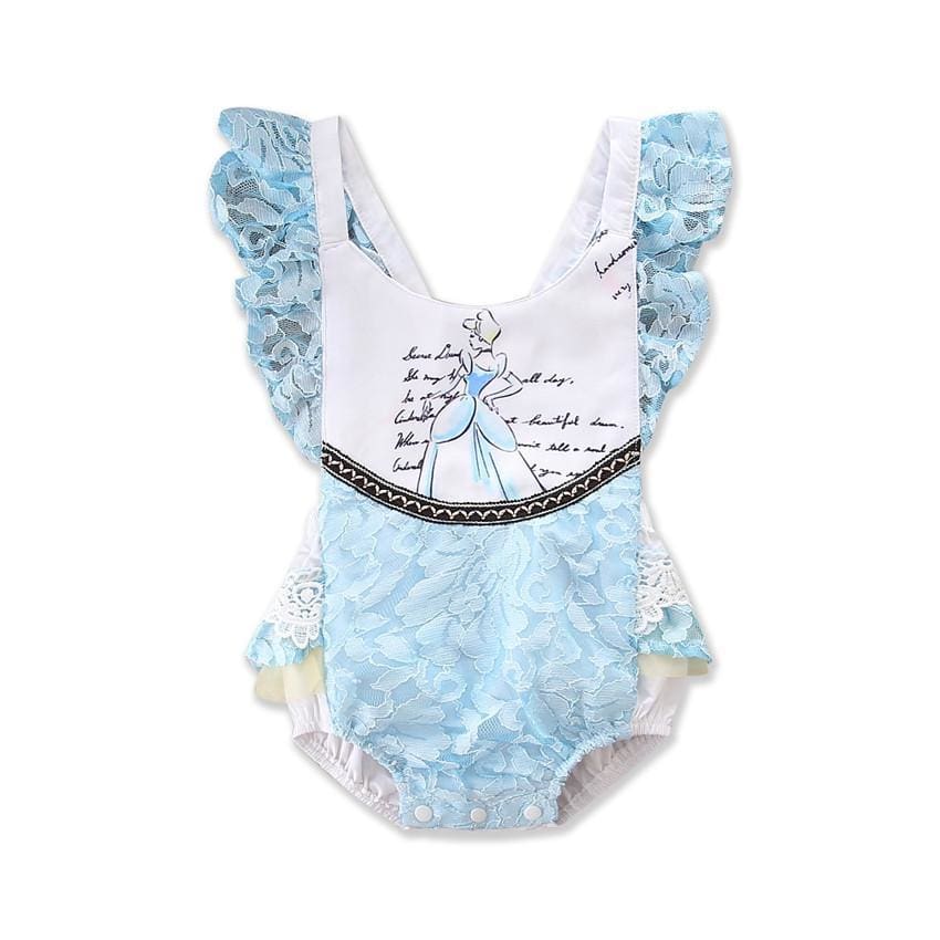Cinderella Elegant Princess Lace Romper